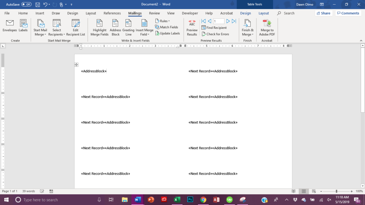 How to Print Address Labels from Excel - BatchGeo