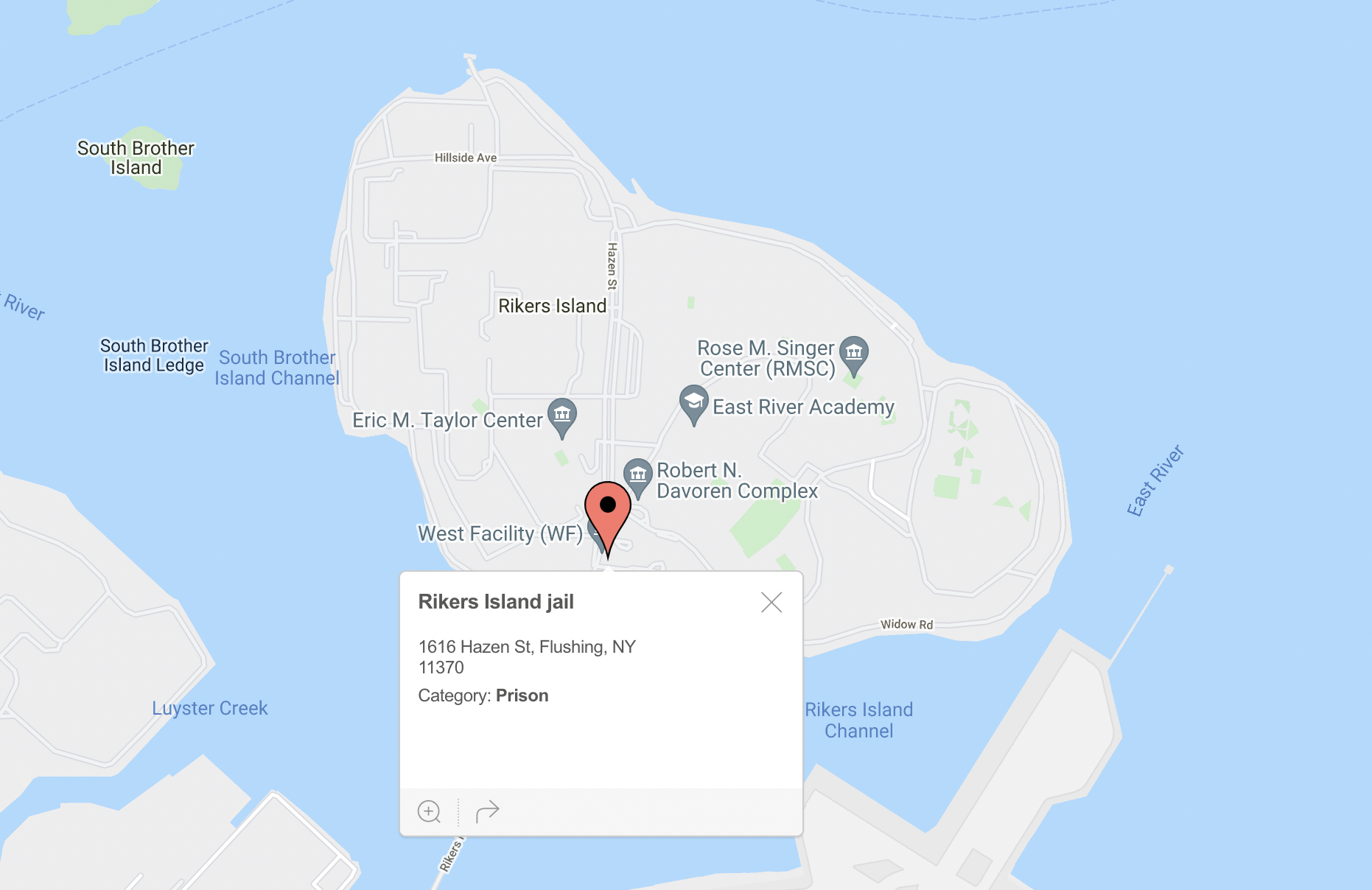 Populations of Prisons around the World Mapped - BatchGeo