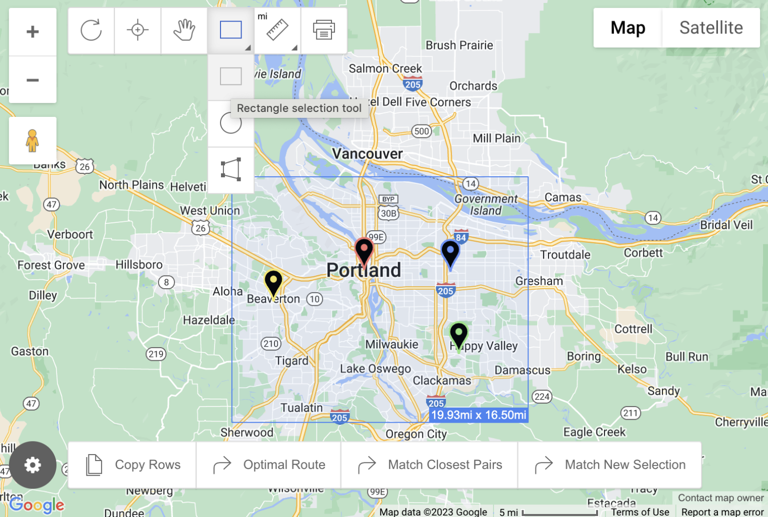 Map Your Optimal Route to Custom Locations - BatchGeo