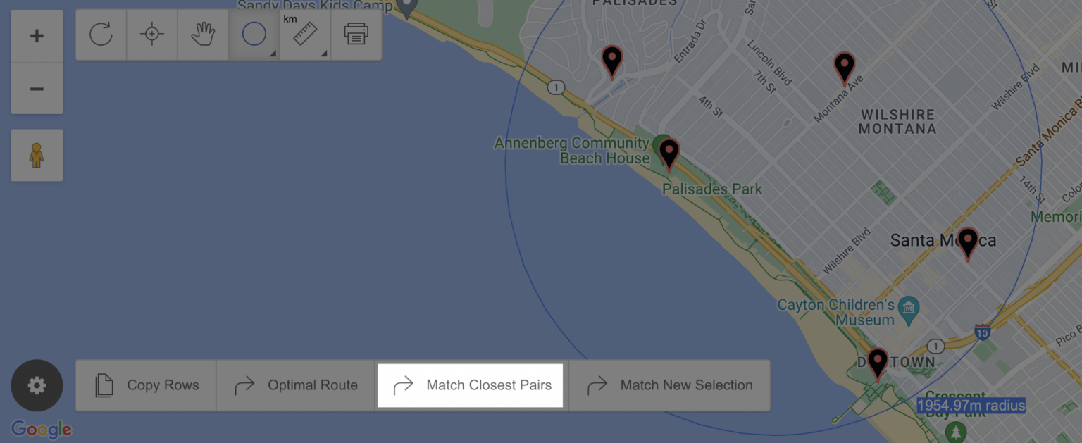Calculating Distance Between Locations: BatchGeo Custom Maps