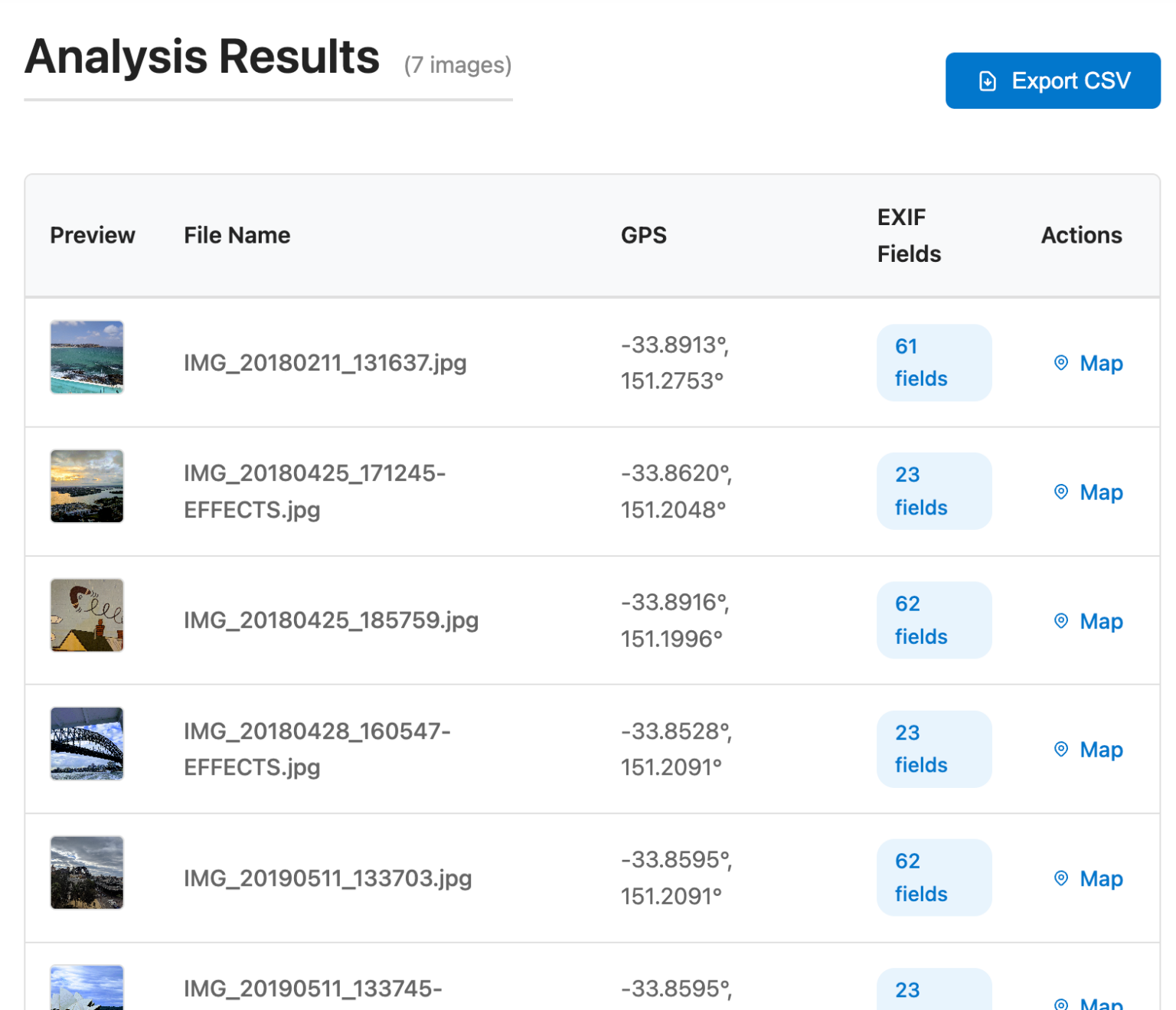 Extracting GPS Coordinates From Photo Metadata - BatchGeo